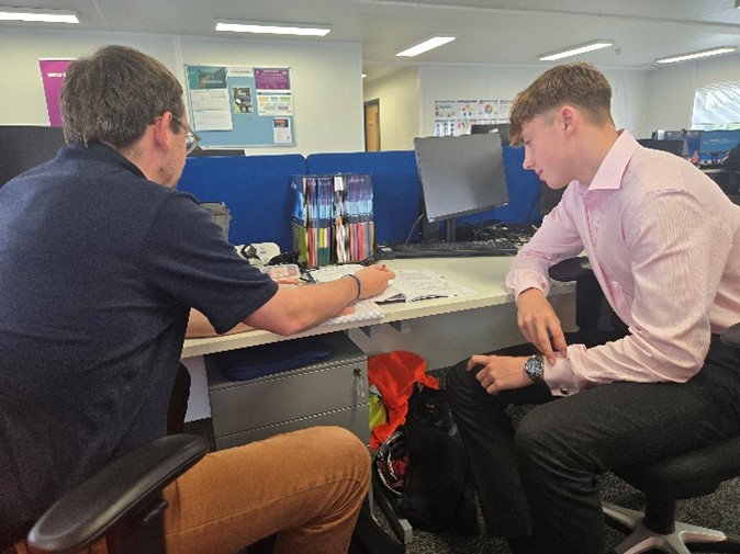 Harry (Year 12) spends the day at Balfour Beatty - Garforth Academy